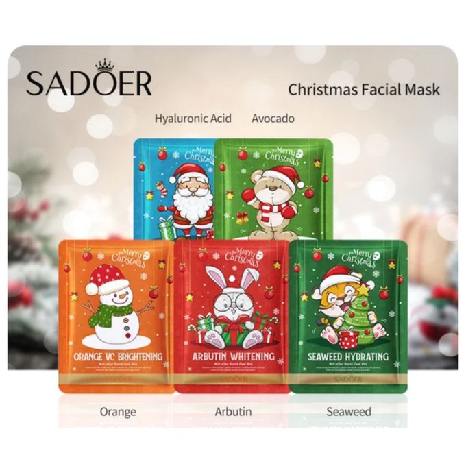 SADOER MERRY CHRISTMAS SHEET MASKS – Rubicelle Beauty Store